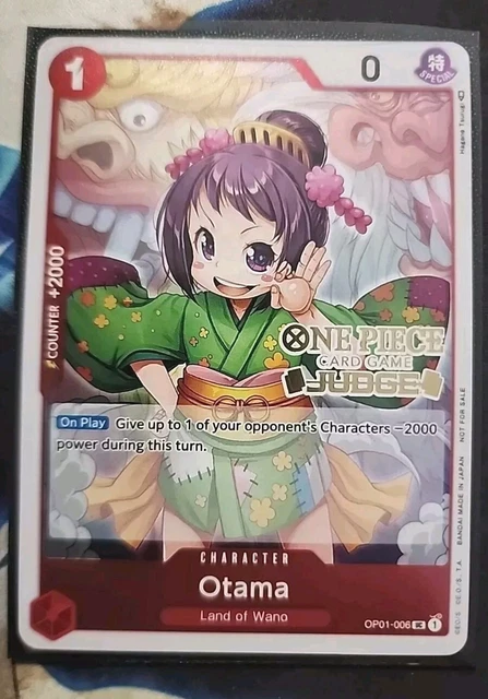ONE PIECE TCG Otama Judge Stamped OP01-006 Foil One Piece Card Game NM $34.95 - PicClick AU