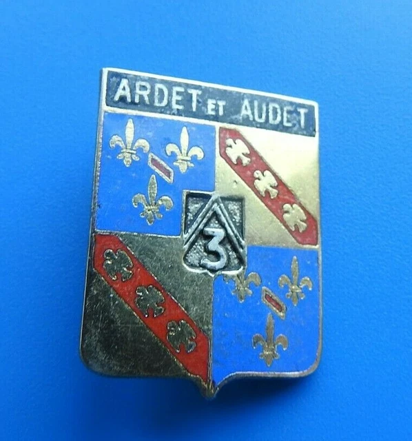 #10498# INSIGNE MILITAIRE "3° Régiment de Dragons, Ardet et Audet ...