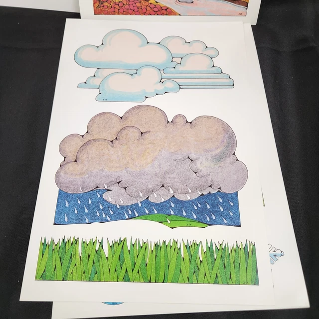 PRIMARY VISUAL AID Cutouts 3 Flannel Board Mormon Picture LDS Gospel ...