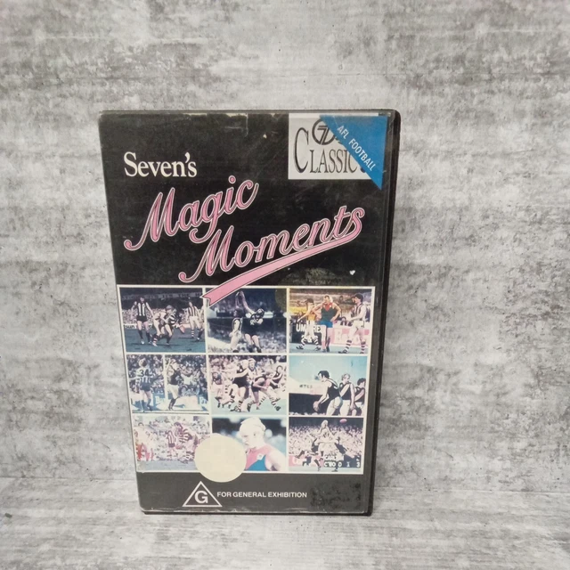 SEVEN'S MAGIC MOMENTS VHS Movie Video Cassette Tape EUR 3,59 - PicClick FR