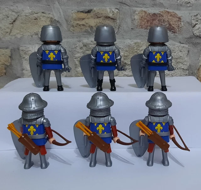 PLAYMOBIL FRENCH KNIGHTS, castle figures, collectable, medieval,custom ...