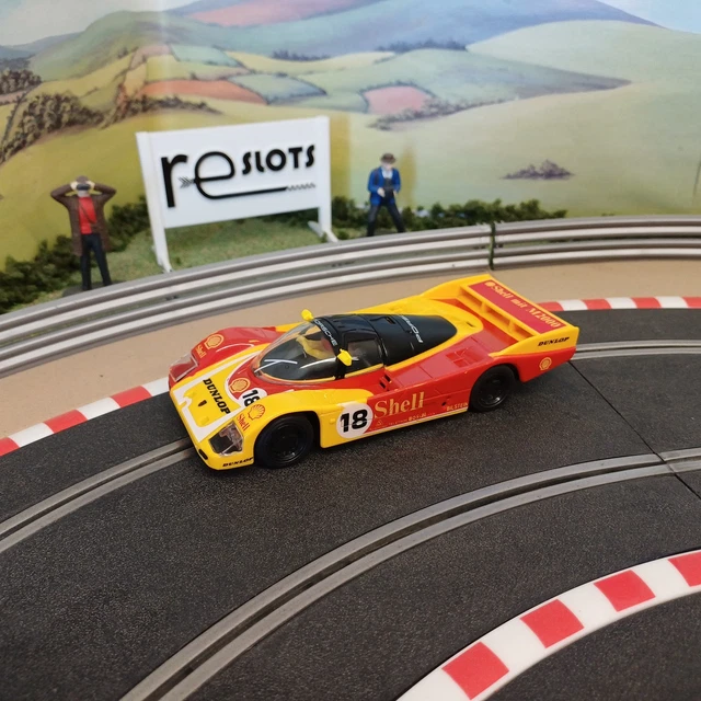 SCALEXTRIC PORSCHE 962 Shell No 18. C463. Classic, Vintage Slot Car ...