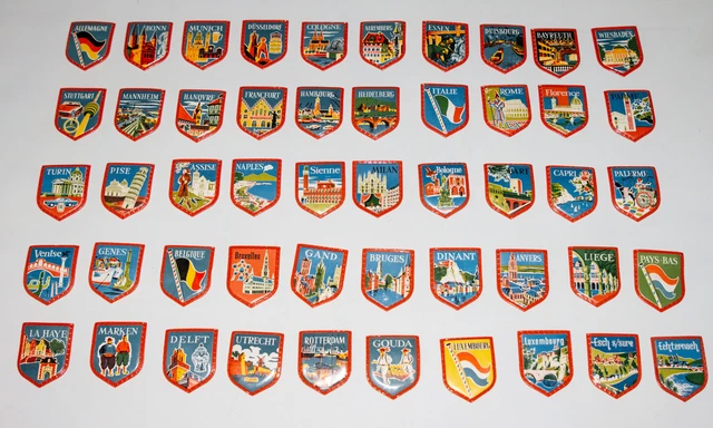 COLLECTION COMPLETE DES 50 Blasons Cafe Maurice Voyage En Europe ...