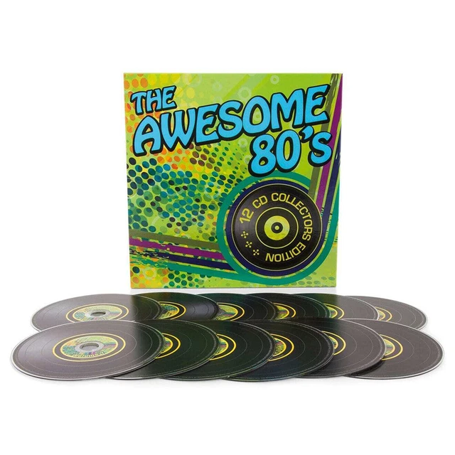 HITS OF THE Decades Awesome 80's 1980s Pop 12 CD Music Collection BOXED ...