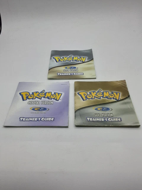 POKEMON CRYSTAL GOLD Silver Version Trainers Guide Color GBC ...