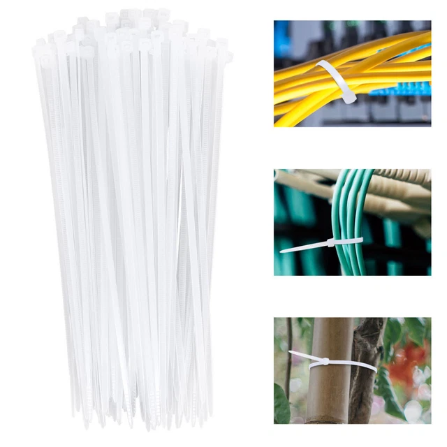 PLASTIC STRAPS SELF- Locking Cable Ties Nylon Cable Straps £13.45 ...