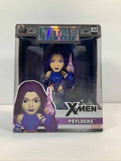 FIGURINE 4 POUCES Jada Toys Die-Cast Metals Psylocke X-Men Marvel ...