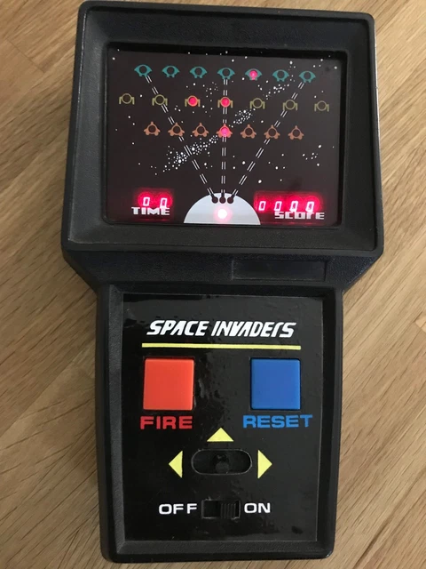 VERY RARE NEW-GIO Space Invaders Vintage 1979 LED Handheld Electronic ...