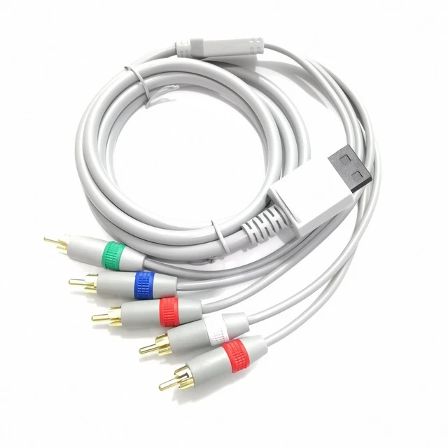VOLLKUPFER 1,8 M Komponenten AV Kabel für Nintendo für WII für WII U ...