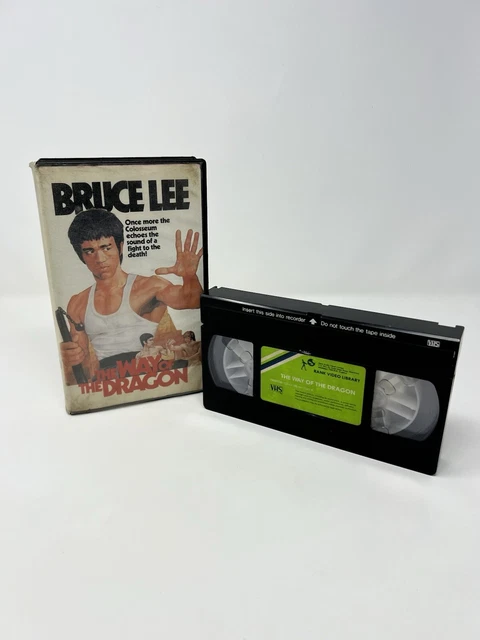 BRUCE LEE THE Way Of The Dragon VHS Rank Video 1974 £3.00 - PicClick UK