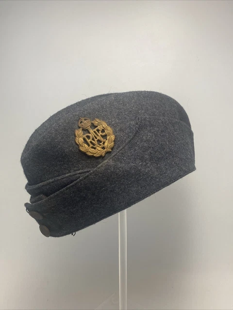 ORIGINAL WW2 BRITISH Royal Air Force RAF FS Cap With Badge 1942 Dated £ ...