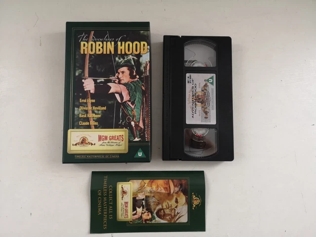 MGM GREATS: THE Adventures Of Robin Hood VHS Video Tape £5.19 - PicClick UK