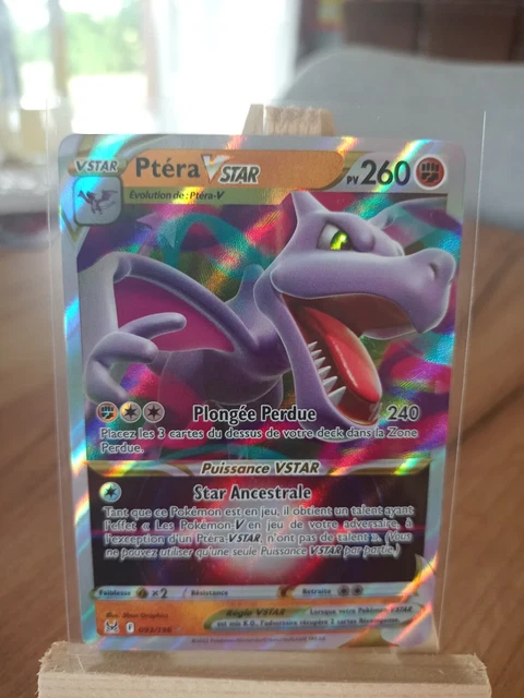 CARTE POKÉMON PTERA Vstar 093/196 Origine Perdue Eb11 FR NEUF EUR 4,00 ...