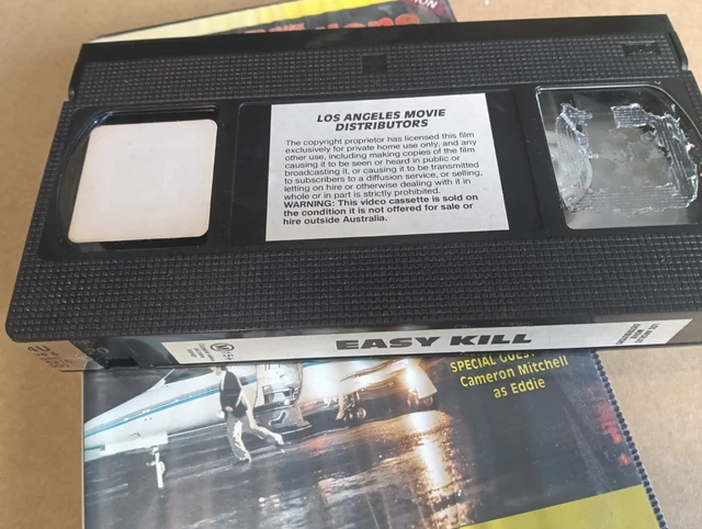 EASY KILL VHS 1990 Big Box Ex Rental MOVIE STALLONE AUS RARE Video $89.99 - PicClick AU
