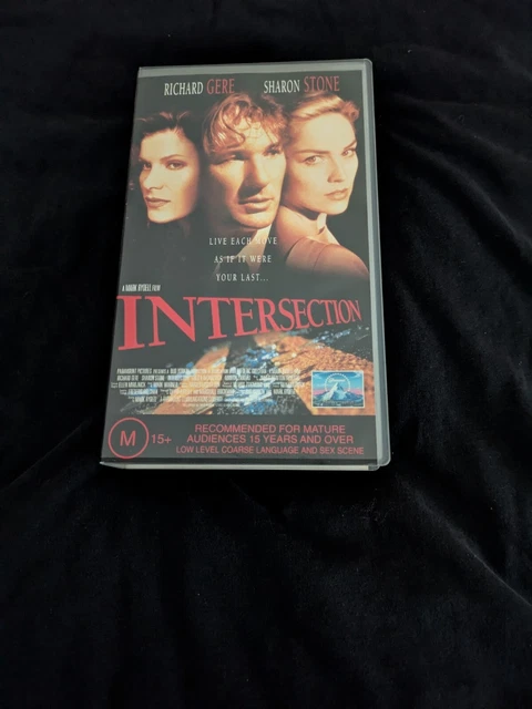 INTERSECTION VHS 1994 - Richard Gere - Sharon Stone $33.00 - PicClick AU