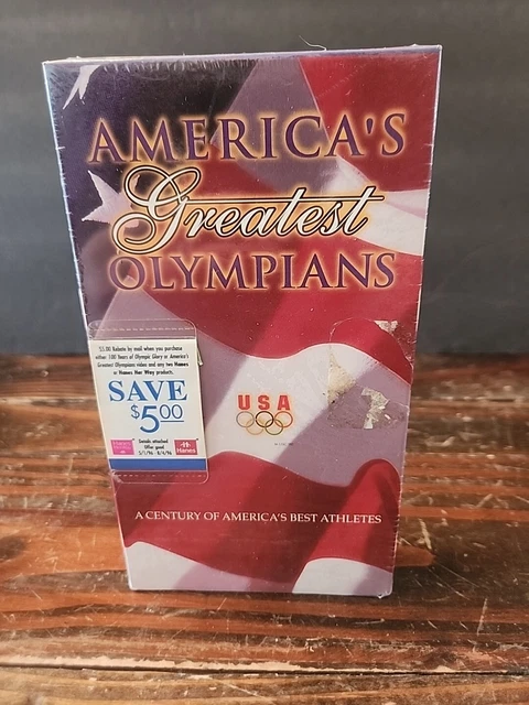 AMERICAS GREATEST OLYMPIANS Olymics USA VHS Cassette Tape New Factory ...