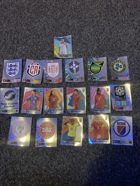PANINI FIFA WOMENS world cup stickers 2023 18 Shiny Stickers £1.20 ...