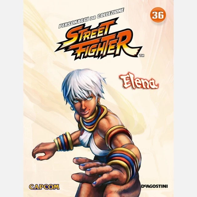 .STREET FIGHTER 3D Collection n° 36 Elena Personaggio Action Figure ...