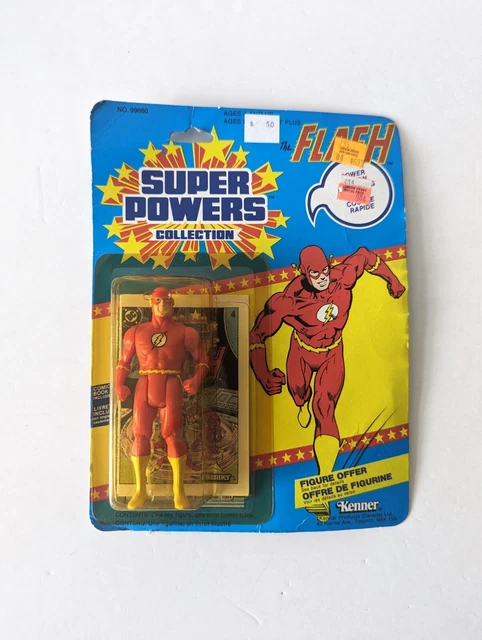 VINTAGE 1984 KENNER DC Comic Super Powers Collection The Flash Action ...