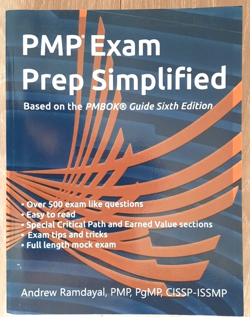 PMP EXAM PREP Simplified Based on Pmbok Guide Sixth Edition $19.99 - PicClick AU