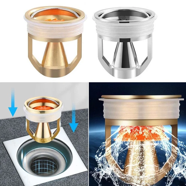 ONE WAY VALVE Shower Drainer Drain Cover Pipe Plug Floor Drain Core EUR ...