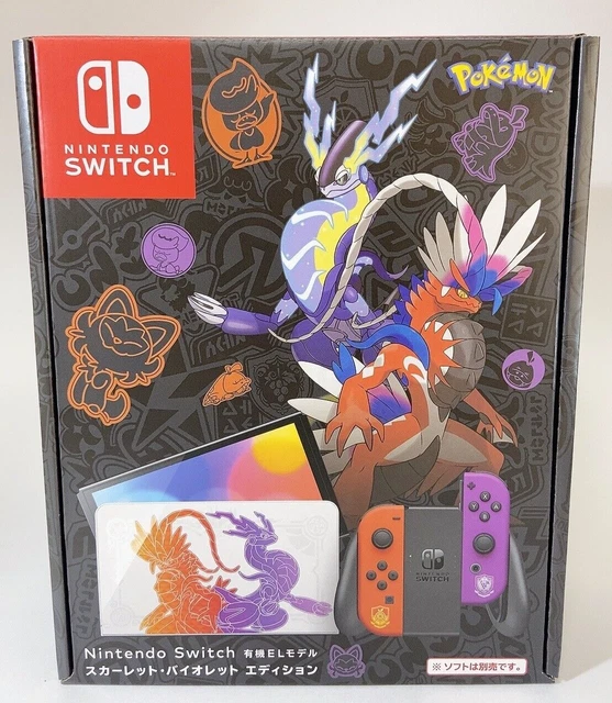 NINTENDO SWITCH CONSOLE OLED Pokémon Edizione Scarlatta e Viola NUOVA ...