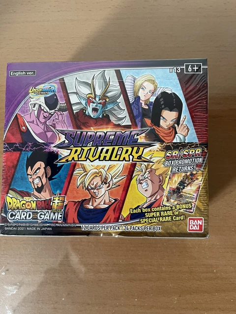 SUPREME RIVALRY BOOSTER Box (B13) - Dragon Ball Super Card Game (New ...