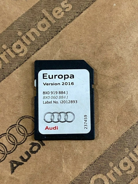 GENUINE AUDI SAT Nav A1 A6 A7 Q3 Navigation RMC SD Card 2016 Maps UK ...