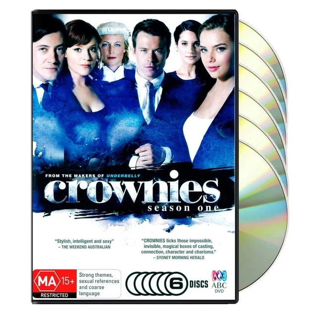 CROWNIES : SEASON 1 (DVD, 2011, 6-Disc) PAL Region 4 (Complete First Season) NEW $69.95 ...