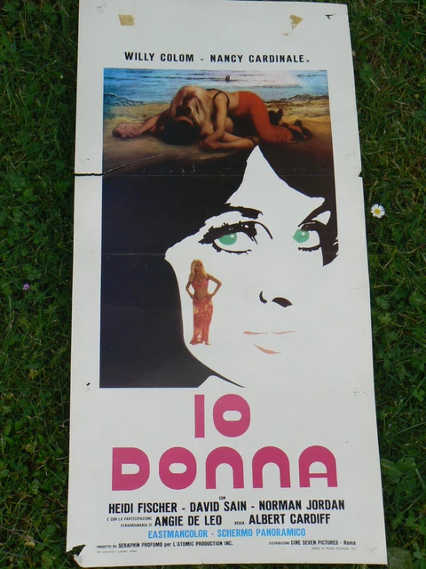 LOCANDINA IO DONNA Nancy Cardinale Willy Colom regia Albert Cardiff EUR ...