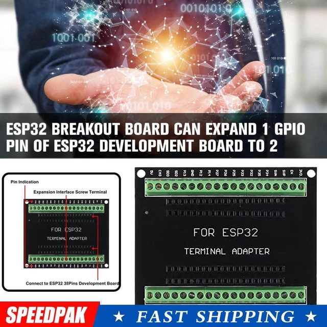 Scheda Breakout Esp32 Gpio Esp32s Esp32 Sviluppo Esp Wroom 32 Scheda Fantastica L4v1 Eur 554