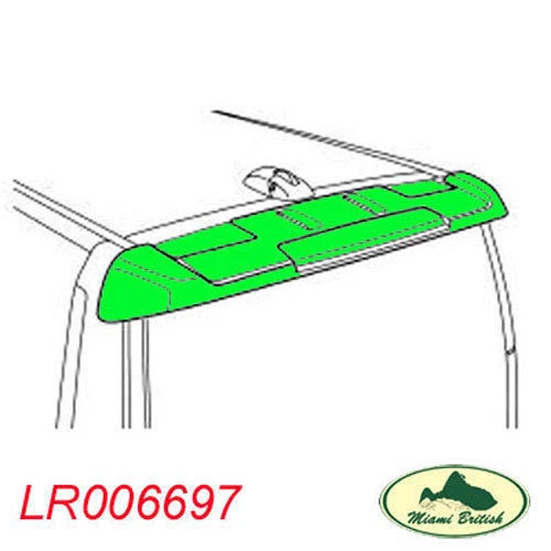 LAND ROVER REAR Tail Gate Roof Spoiler Kit Primed Lr3 Lr4 Lr006697 Oem ...