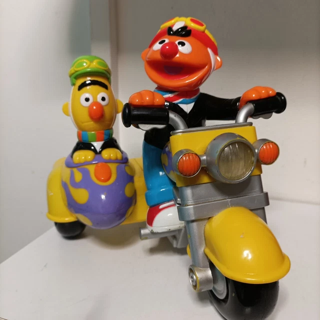 MATTEL BERT AND Ernie Revin Sounds Motorcycle Sesame Street Vintage ...