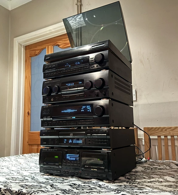 KENWOOD HIFI 6 pieces Stack system separates A-97 X-87 T-76L GE-970 ...