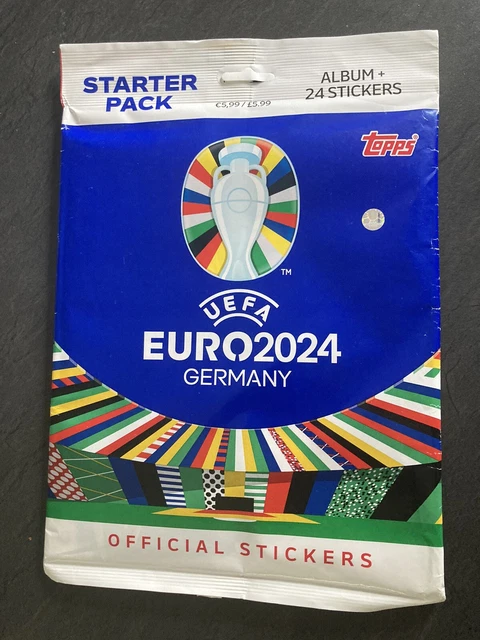 TOPPS UEFA EURO 2024 Germany Official Stickers Starter Collection Album ... TOPPS UEFA EURO 2024 Germany Official Stickers Starter Collection Album ...