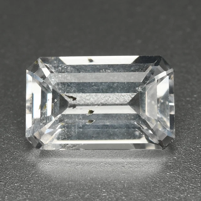 2.20 CT WONDERFUL Octagan Cut 9.7 x 6.1 MM 100% Natural White Brazil ...