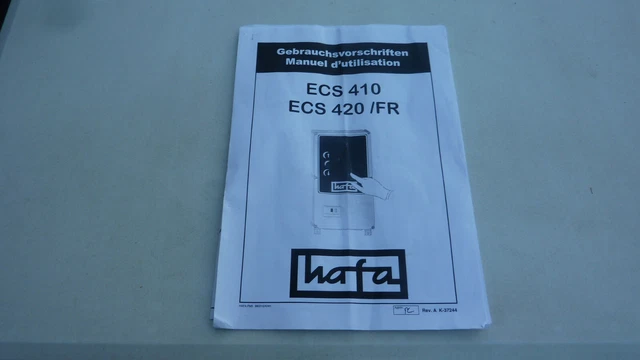 ANSCHLUSSPLAN+GEBRAUCHSVORSCHRIFT FÜR HAFA CRAWFORD-Steuerung,ECS410 /ECS420 / FR EUR 10,00 ...