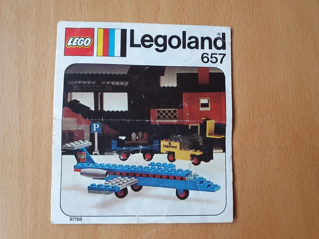 LEGO BAUANLEITUNG LEGOLAND Anleitung für Set 657 Instructions Manual ...