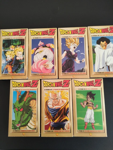 CASSETTES VHS DRAGON Ball Z DBZ Ep 274 à 285 + 290 & 291 VF (Vol 1 à 6 ...