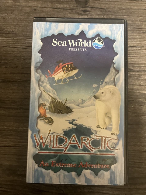 WILD ARCTIC EXTREME Adventure VHS VIDEO TAPE Sea World Jack Hanna 90s ...