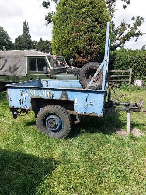 BROCKHOUSE SANKEY LAND Rover Austin Champ British army trailer 1954 Mk1 ...
