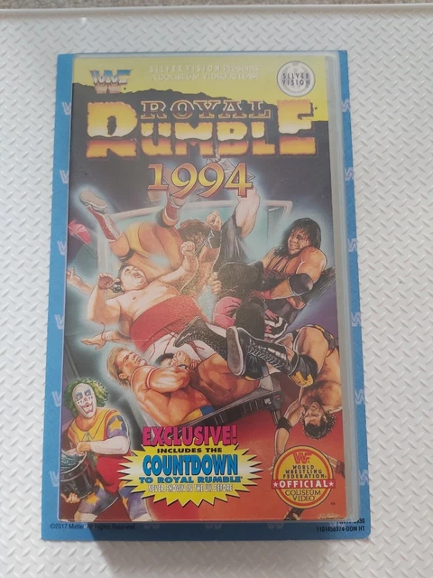 WWF ROYAL RUMBLE Wrestling Vhs Video Tape Pal Wwe Hasbro 1994 Silver ...