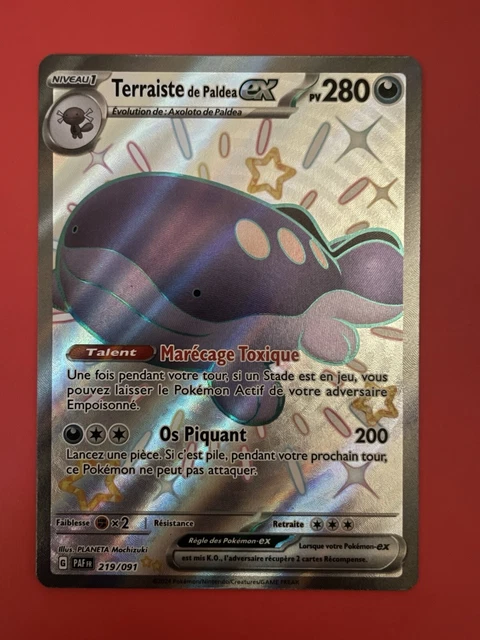 CARTE POKÉMON - Terraiste De Paldea Ex 219/091 Shiny - Destinée Paldea - Neuf FR EUR 4,50 ...