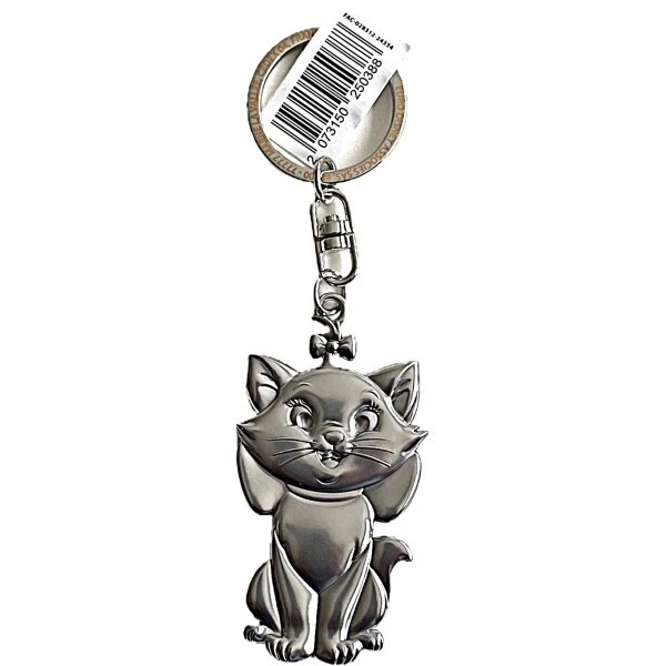 DISNEYLAND PARIS MARIE Keychain Metal Plate Key Ring £14.90 - PicClick UK