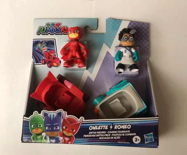 MASQUES PJ OWLETTE vs Romeo Battle Racers jouet préscolaire, véhicule ...
