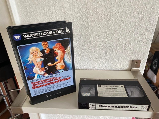JAMES BOND - Diamantenfieber, VHS Warner seltene Hardbox EUR 21,90 - PicClick DE