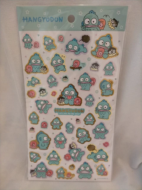 DAISO SANRIO HANGYODON Sticker sheet Japan 2022 Sayuri £2.93 - PicClick UK