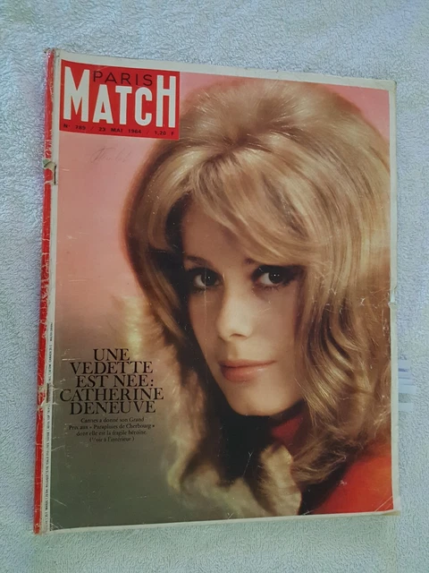 PARIS MATCH N°789 23/05/1964 Deneuve Colombey Hassi-Messaoud Macqueen ...