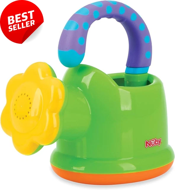 BABY BATH WATERING Can Toy Fun Sensory Sprinkle Toy for Babies 6M+ Easy ...