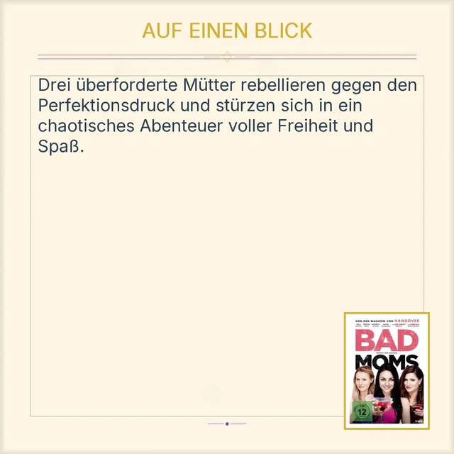 BAD MOMS DVD Familienkomödie Mila Kunis Kristen Bell Kathryn Hahn FSK ...